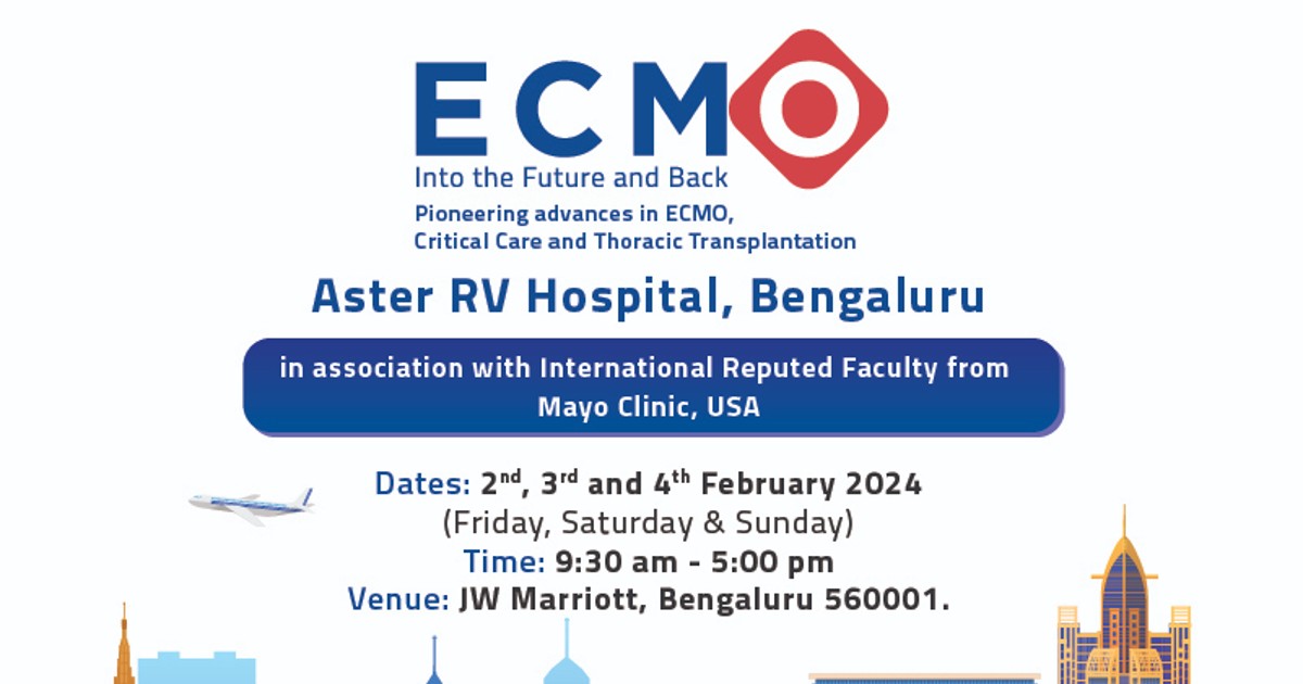 Aster International ECMO Summit 2024 - Bangalore