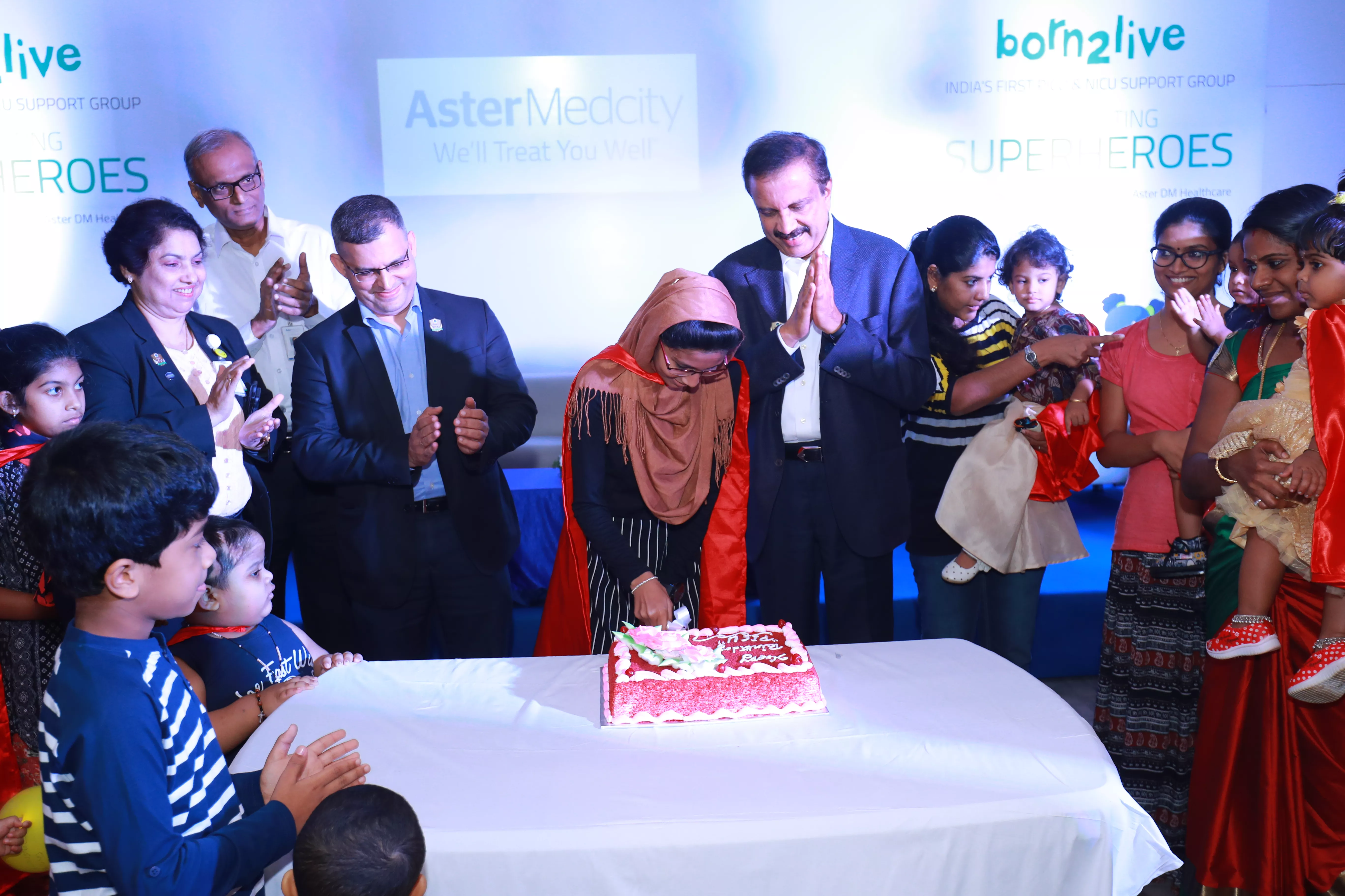 Aster Medcity celebrates small superheroes at Born2Live event